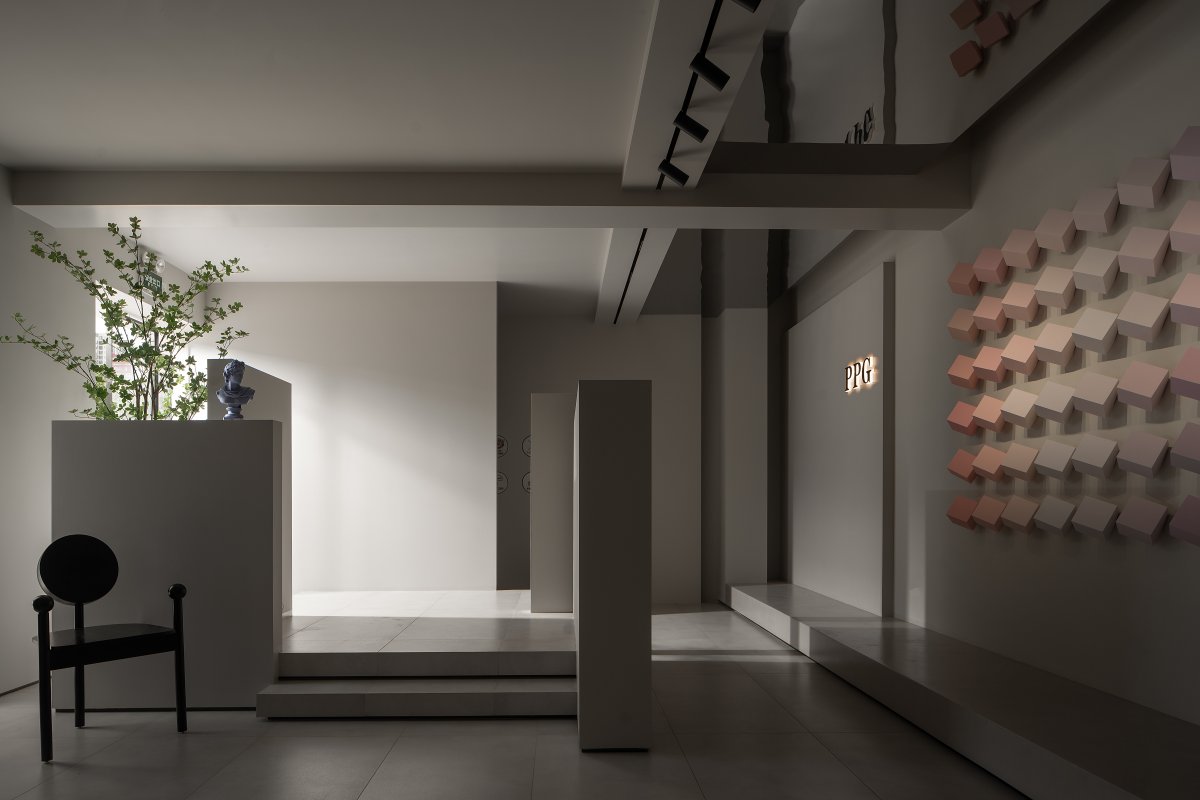 YinjiSpace - Chenyii Space Design Office x PPG Master Paint Exhibition Hall